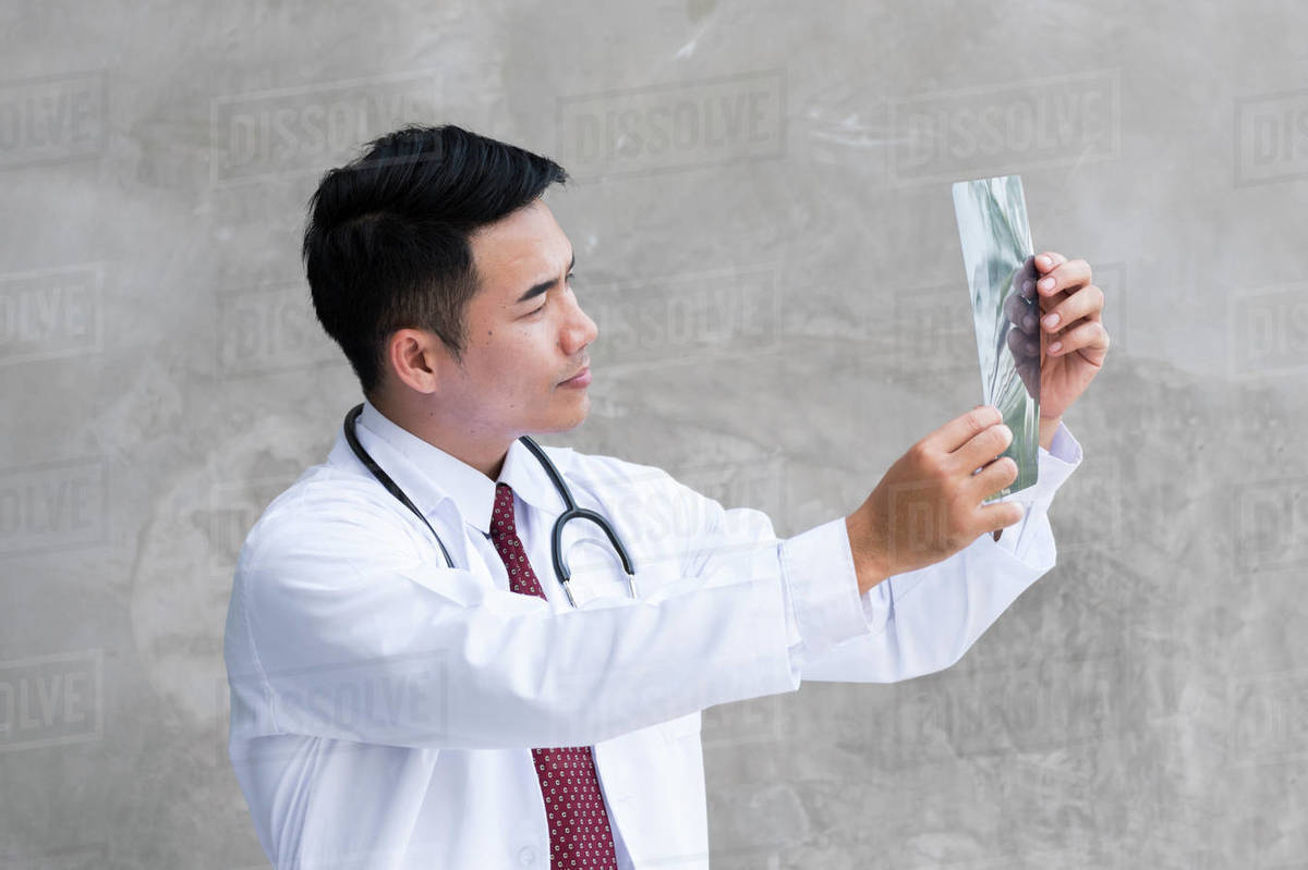 Health care Medical concept. Smart Doctors look at patient Chart ...