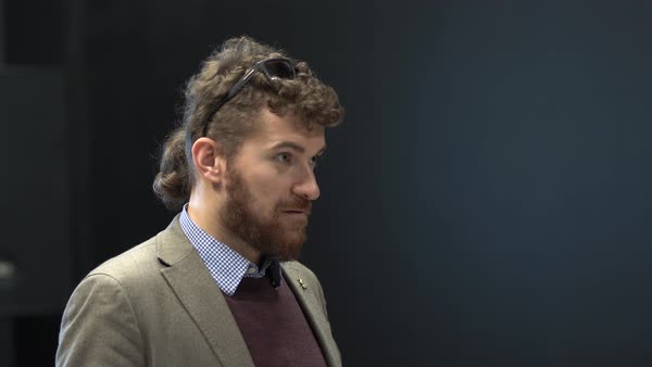 RUSSIA, TULA - A man speaks to an audience at a conference - 4K Royalty ...