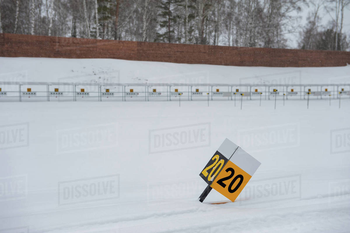 Photo of Biathlon firing line 2020 - Stock Photo - Dissolve