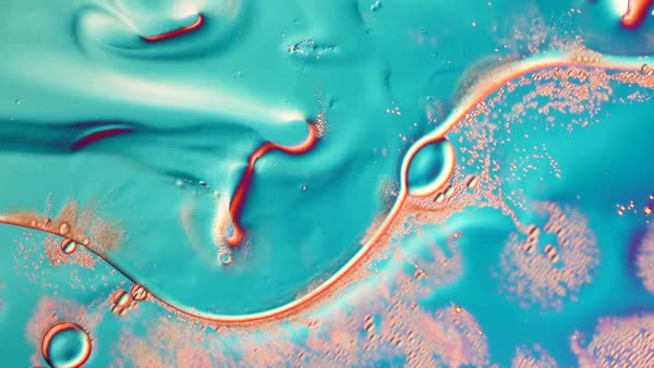 Abstract fluid movements, microscopy - HD Rights-managed Stock Video ...