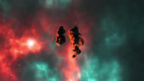 Bok globule starbirth region, animation - HD Rights-managed Stock Video ...