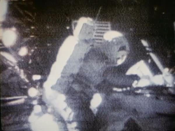 Astronauts franking stamps during Apollo 15 EVA 3, 1973 - SD Rights ...