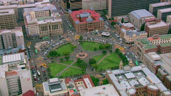 Aerial shot of Church Square in Pretoria - HD Rights-managed Stock ...
