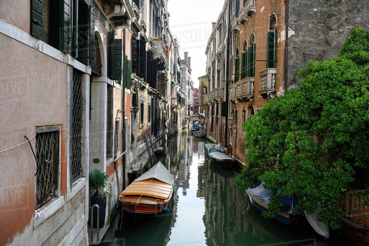 Scenic view of a canal of Venice - Royalty-free Stock Photo | Dissolve