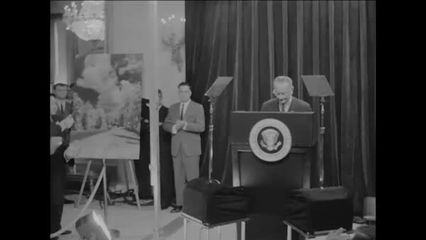 1965 - LBJ signs the Highway Beautification Act, while Lady Bird ...