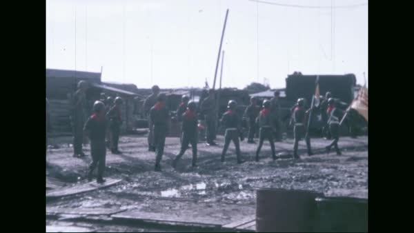 1969 - A ceremony begins changing the command of FSB Danger from ...