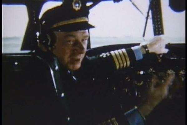 Arthur Godfrey pilots the new Eastern Airlines Constellation in 1953 ...