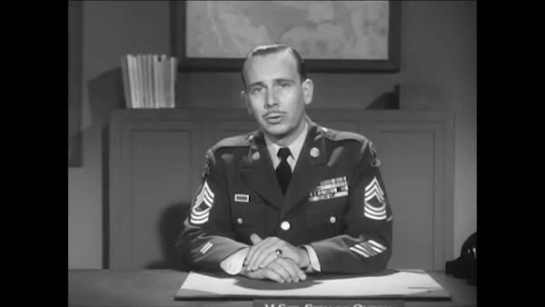 1950s - Sergeant Stuart Queen presents the Air Defense Center at Fort ...