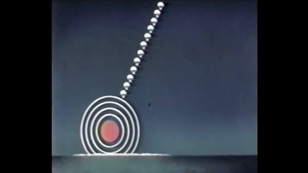 1956 - An animated map is shown and the Cherokee nuclear bomb explodes ...