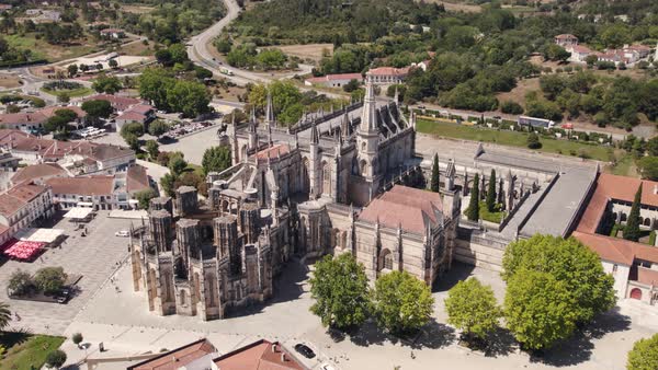 Monastery of Batalha, Gothic style Dominican convent in the ...