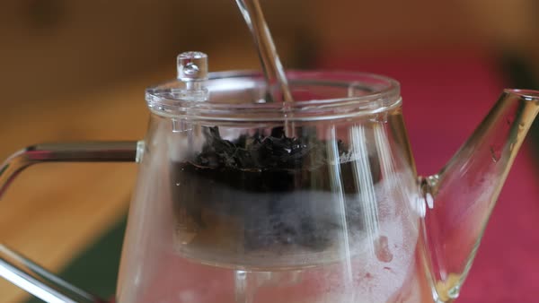 The video shows the soothing tea brewing process and ritual. Media ...