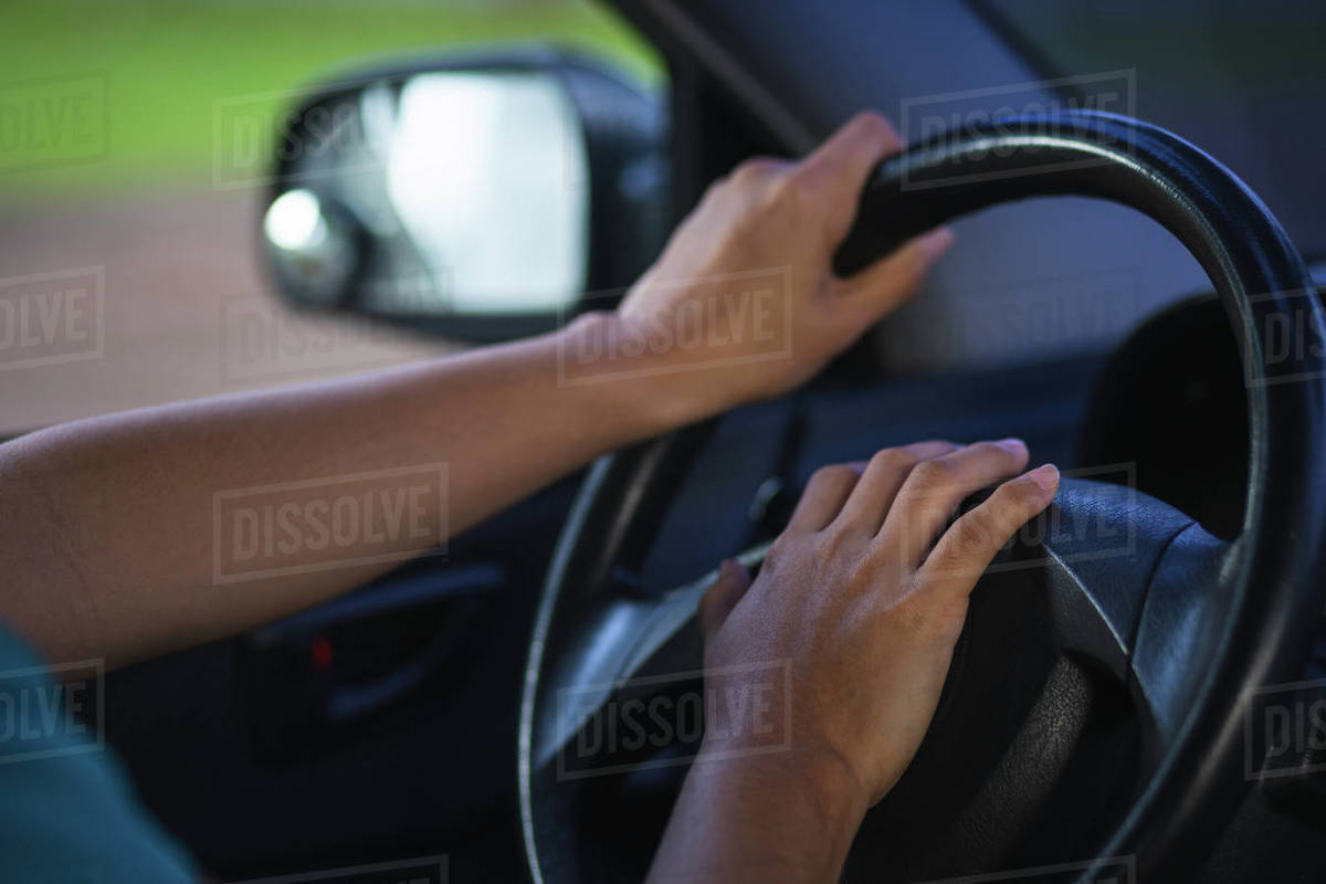 person honking car horn while driving - Royalty-free Stock Photo | Dissolve