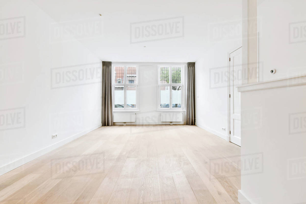 Beautiful room with big window in pretty apartment - Royalty-free Stock ...