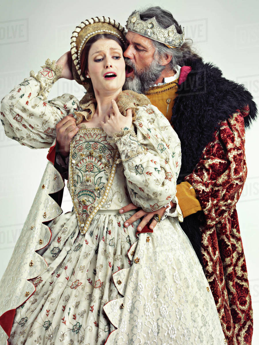 Medieval king, queen and violence in studio for drama, danger and ...