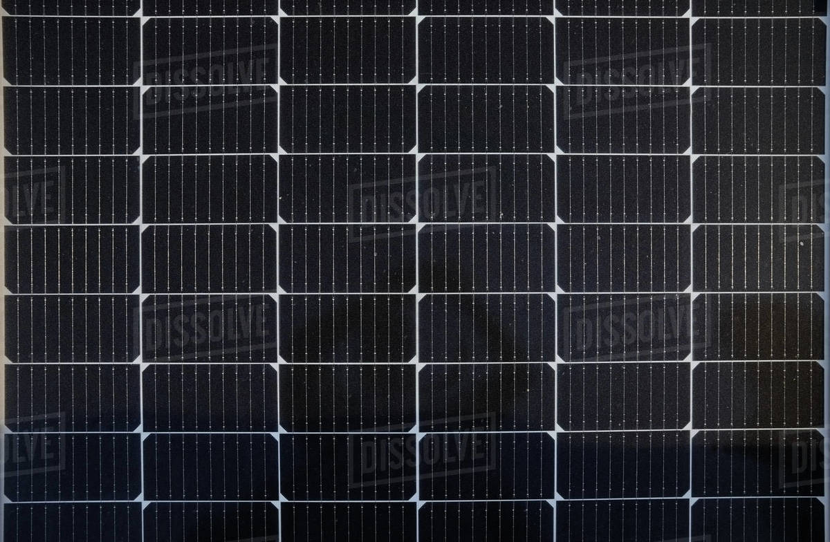 Solar energy, electricity and sustainability solar panel grid for ...