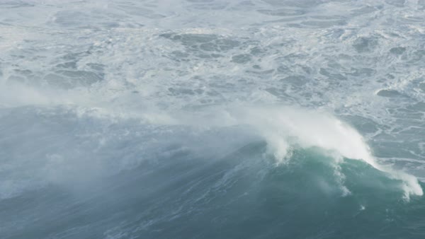 Wave crashing in Pacific Ocean during storm - 4K Royalty-free Stock ...
