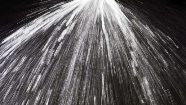 Sprinkler sprinkling water - Stock Video Footage - Dissolve