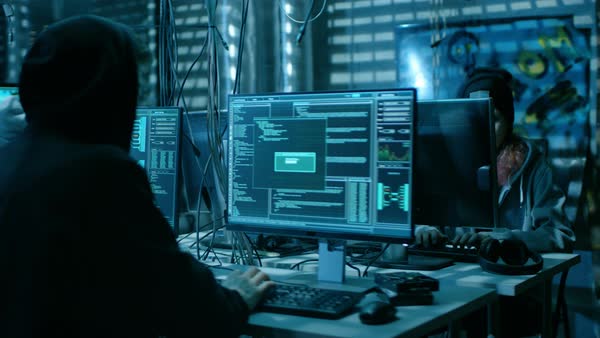 Group of teenage hackers attacking cyber security servers from their ...