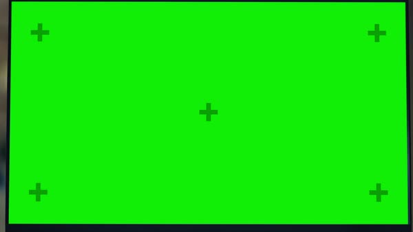 Computer desktop with green screen in a modern office - Stock Video ...