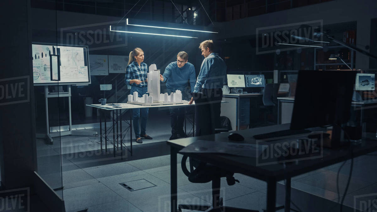 In the Creative Architectural Agency Two Professional Designers Talk ...