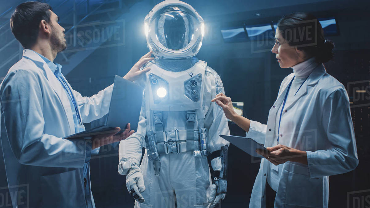 Diverse Team of Aerospace Engineers Design New Space Suit Adapted for ...