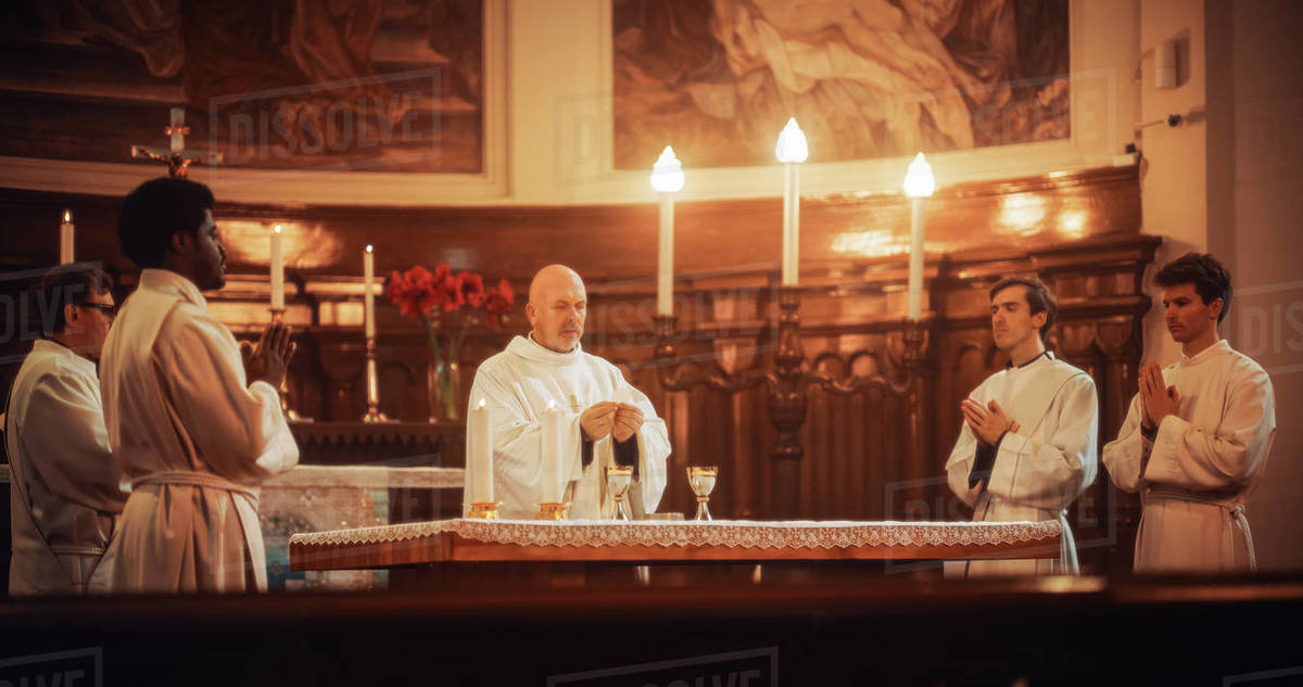 The Eucharist In Grand Church: Ministers of Christian Faith lead The ...