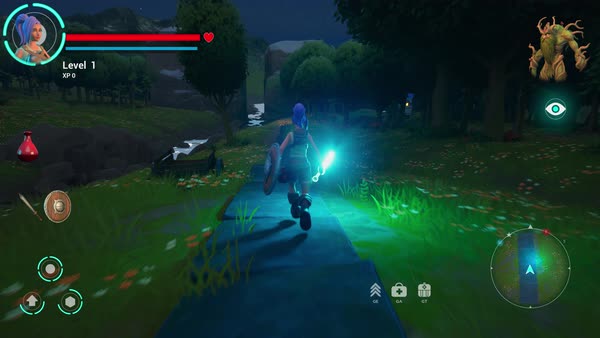Night Video Game Mock-up: Playable Character Respawning in Videogame ...
