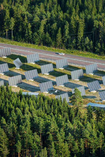 Solar farm - Royalty-free Stock Photo | Dissolve