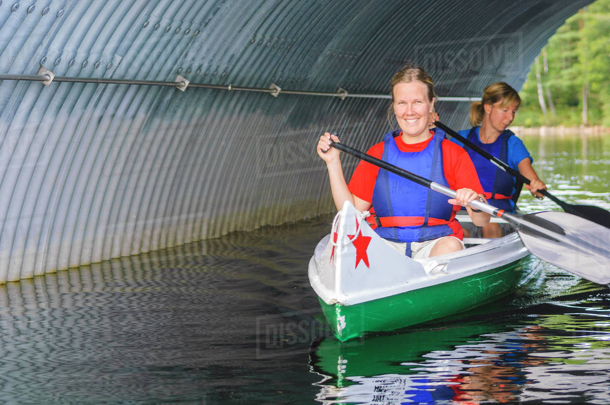 Women kayaking - Royalty-free Stock Photo | Dissolve