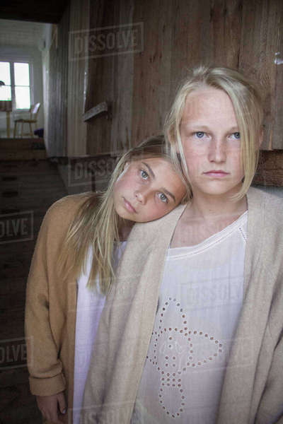 Girls looking at camera - Royalty-free Stock Photo | Dissolve