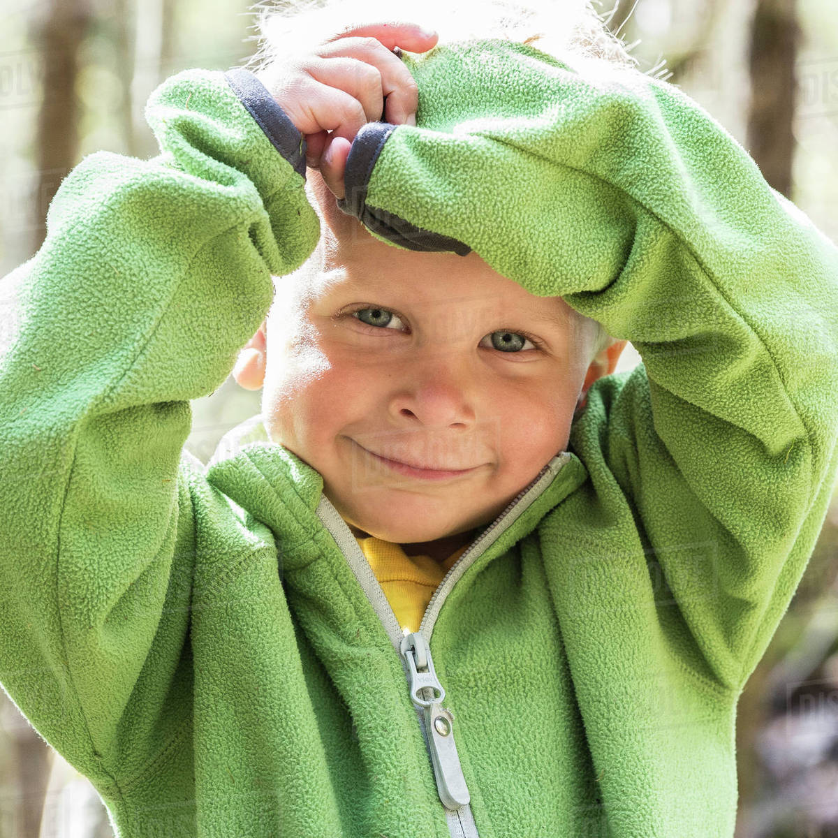 Portrait of smiling boy - Royalty-free Stock Photo | Dissolve