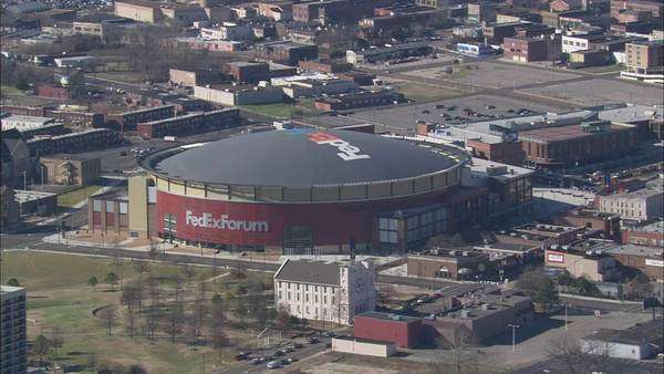Memphis Skyline. A stunning overhead view of Memphis' downtown skyline ...