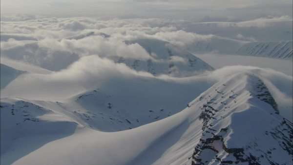 Arctic Snow Polar Frozen Tundra. The scene travels across a stunning ...
