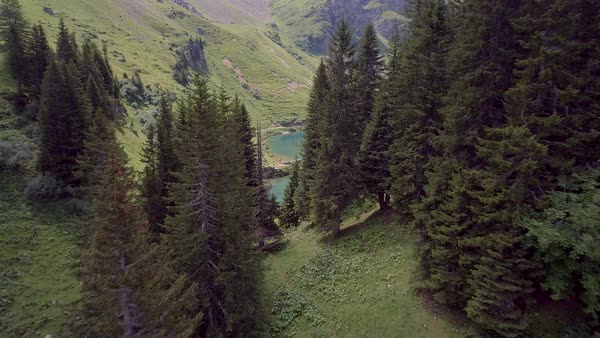 Lac Lioson A Beautiful Secluded Mountain Lake in Switzerland - 4K ...
