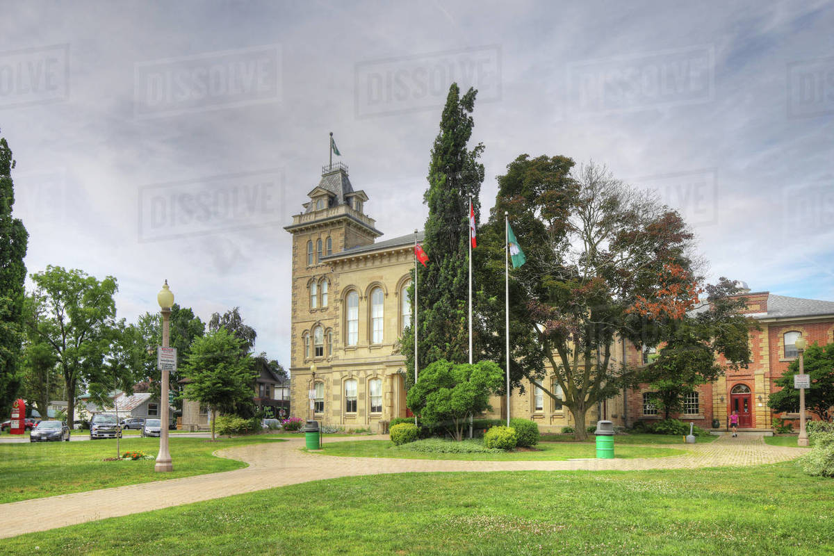 Town Hall in Simcoe, Ontario, Canada - Royalty-free Stock Photo | Dissolve