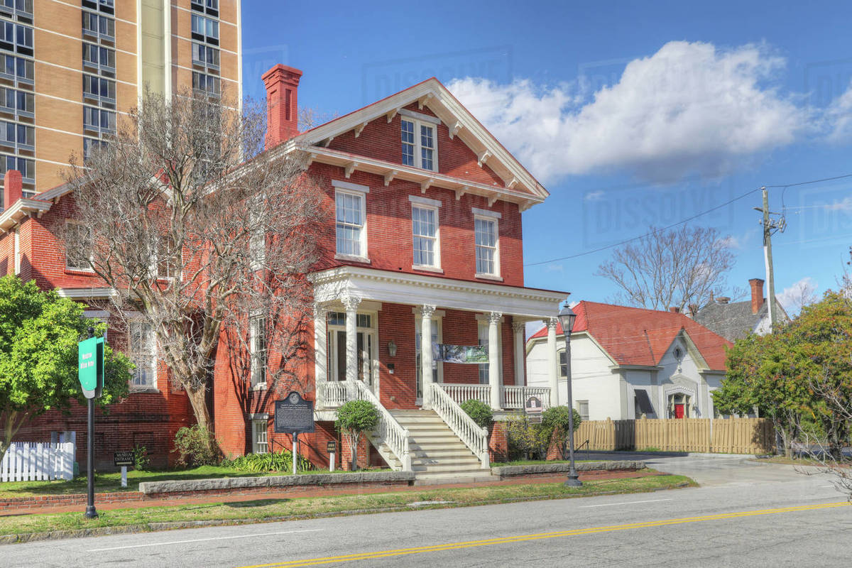 The Boyhood home of Joseph Rucker Lamar in Augusta, Georgia. Lamar was ...