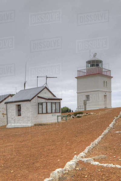 A Vertical of Cape Borda Lighthouse on Kangaroo Island, Australia ...