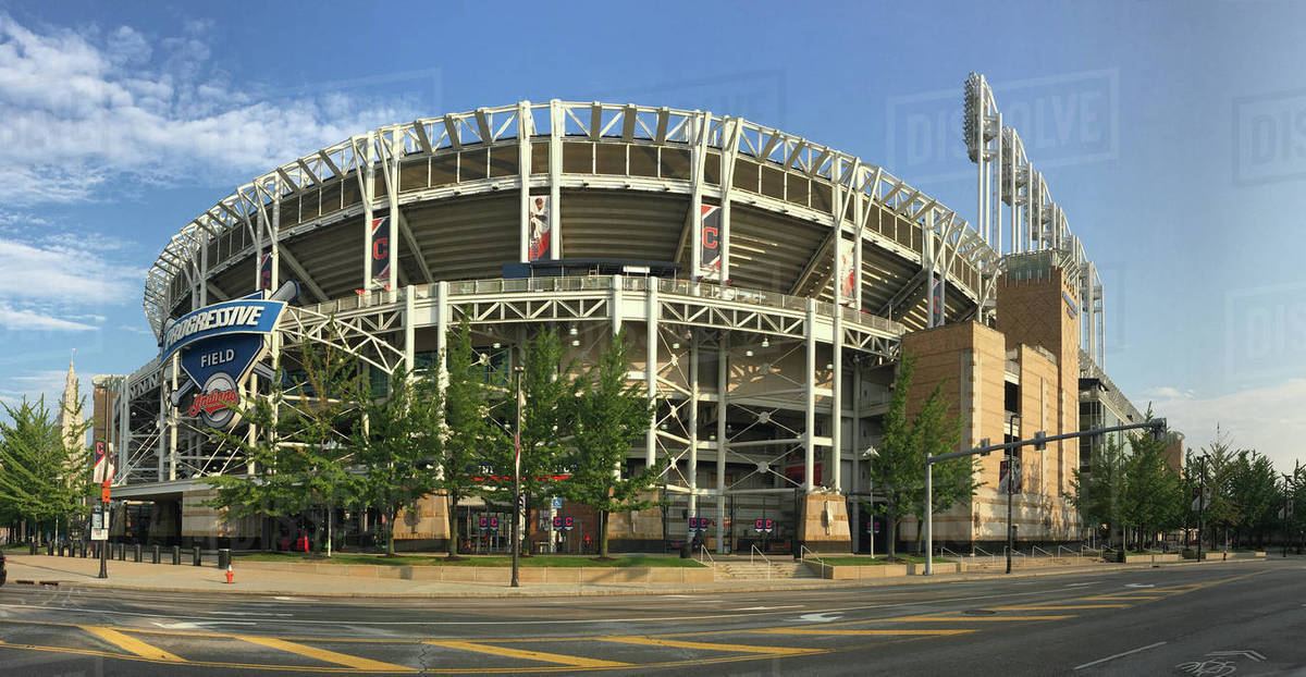 View of Progressive Field in Cleveland - Royalty-free Stock Photo ...