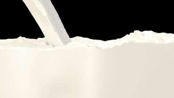 Animated milk pouring and filling up whole screen - HD Royalty-free ...