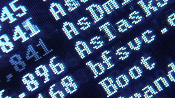 Computer screen displaying directory file list with properties ...