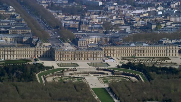 Palace Of Versailles Aerial
