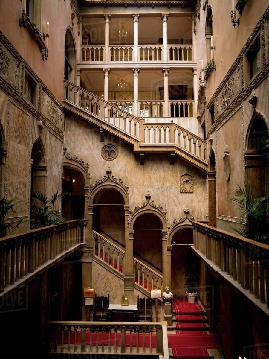 Interior Of Old-Fashioned Hotel - Stock Photo - Dissolve