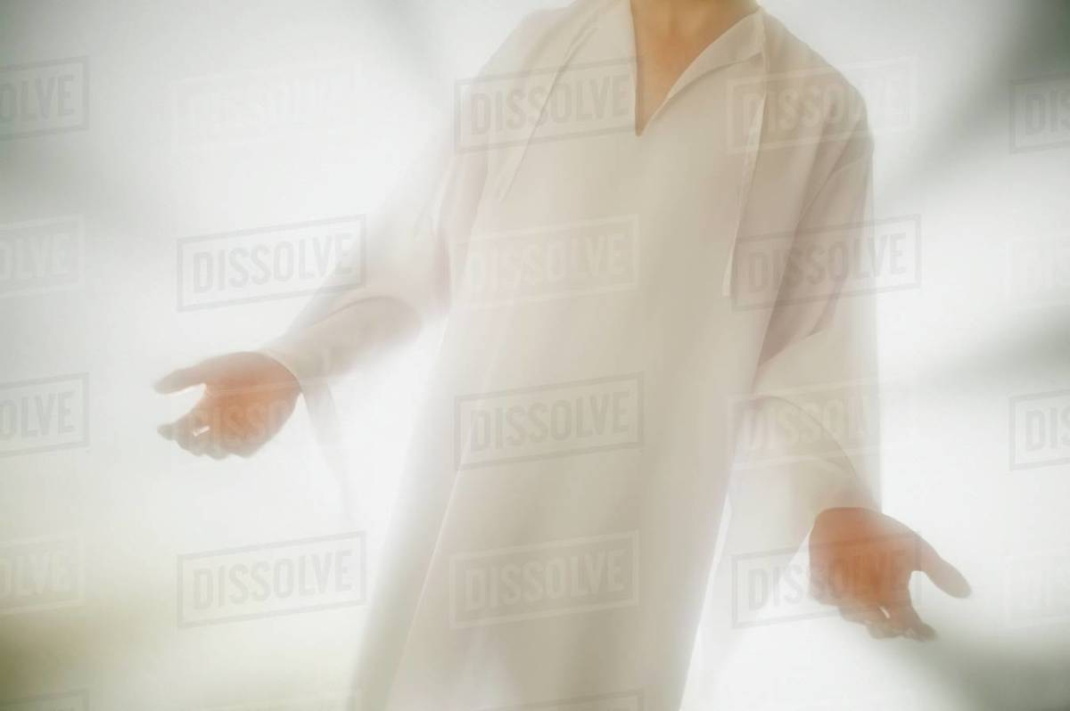An Angel Holds Out Hands - Royalty-free Stock Photo | Dissolve