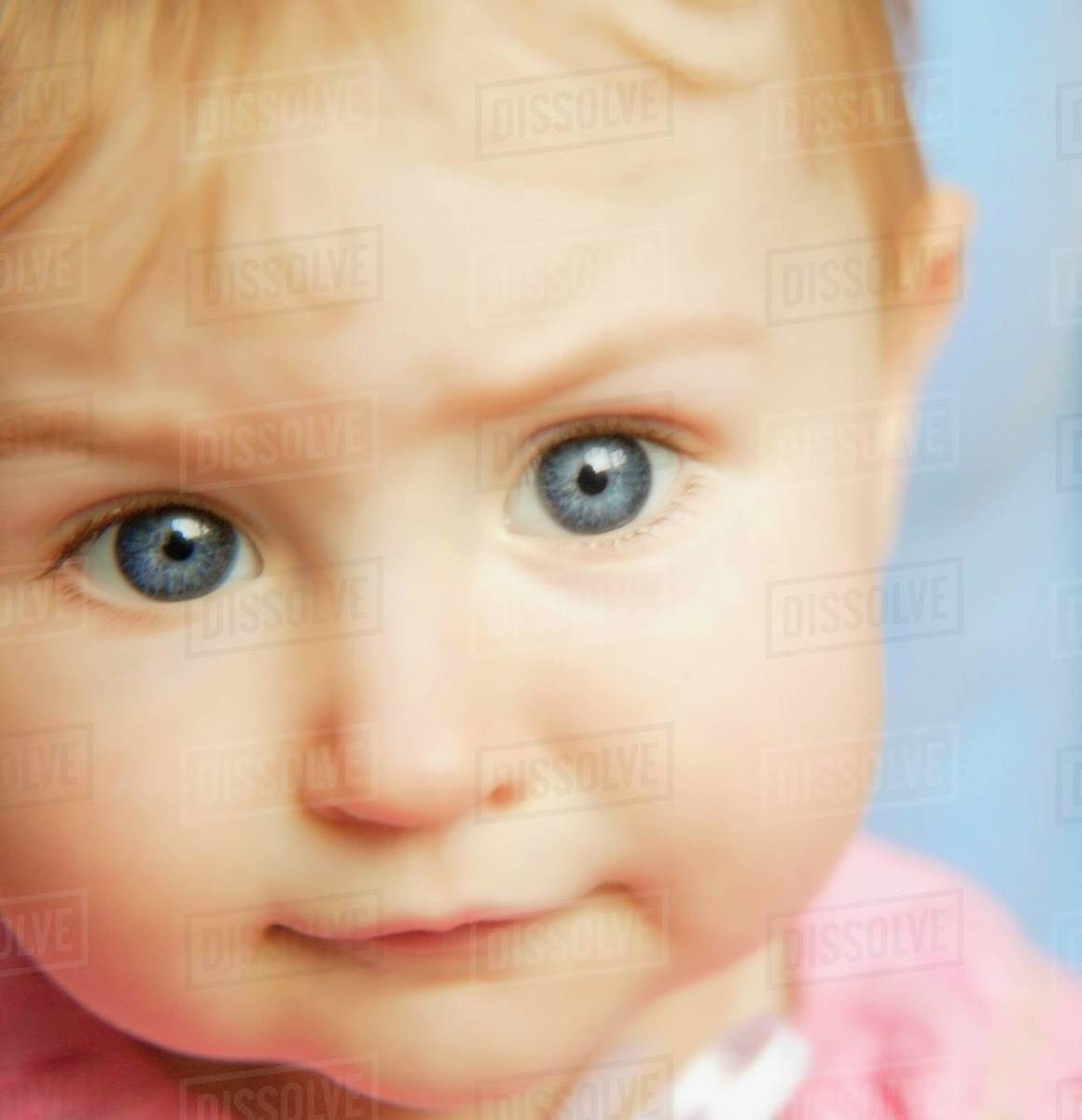 Closeup Of A Baby's Face - Royalty-free Stock Photo | Dissolve