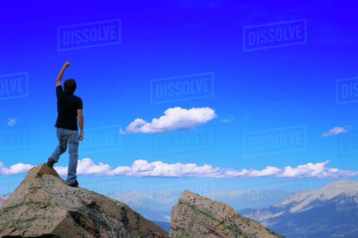 Reaching The Top - Stock Photo - Dissolve