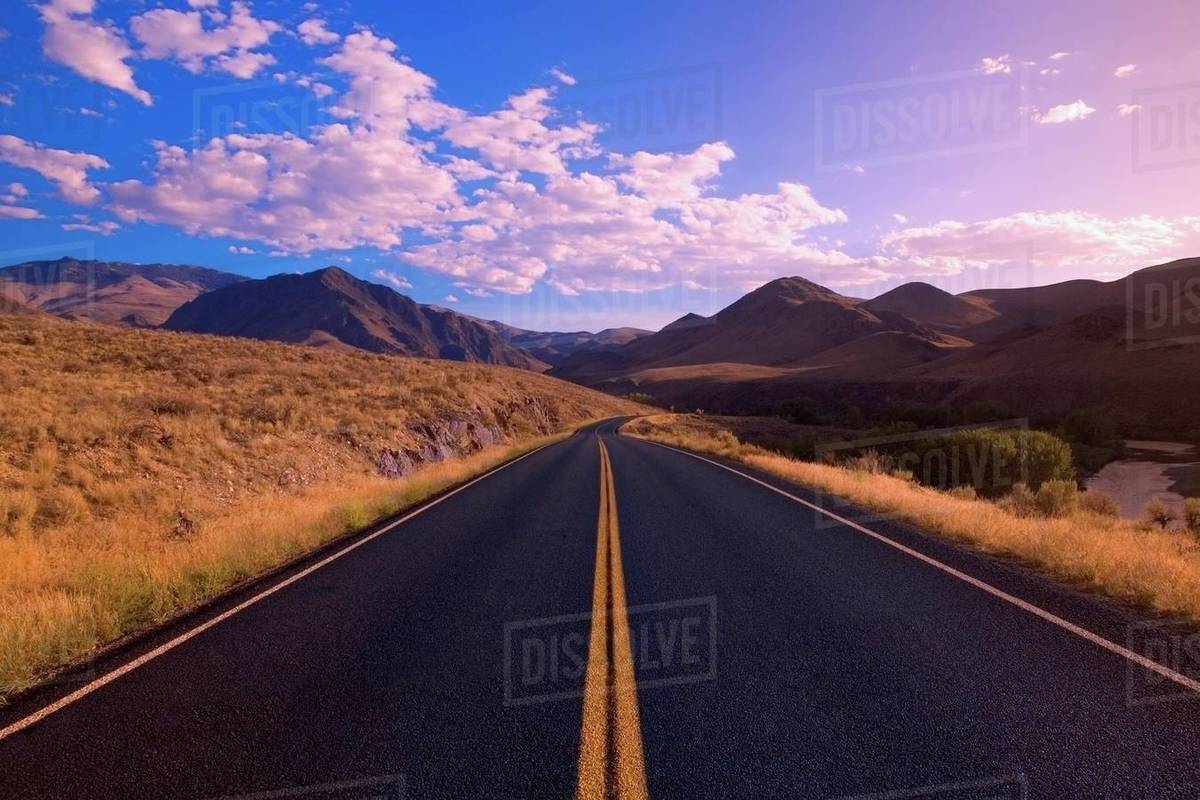 Empty Road - Royalty-free Stock Photo | Dissolve