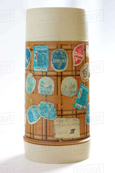 Thermos With Stickers - Stock Photo - Dissolve
