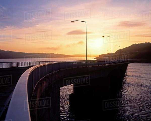 Bridge Over The River Bandon, Near Kinsale, Co Cork, Ireland - Stock ...