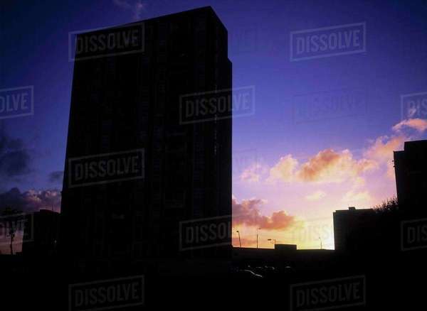 Ballymun Flats, Dublin, Ireland - Stock Photo - Dissolve