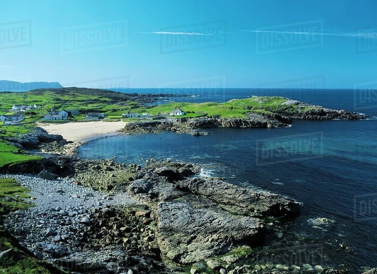 Doagh, Rosguill, Co Donegal, Ireland; Peninsula In North West Of ...